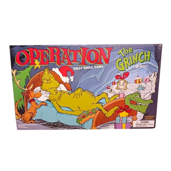 Hasbro | Toys | New Operation The Grinch Board Game Classic Dr Seuss ...